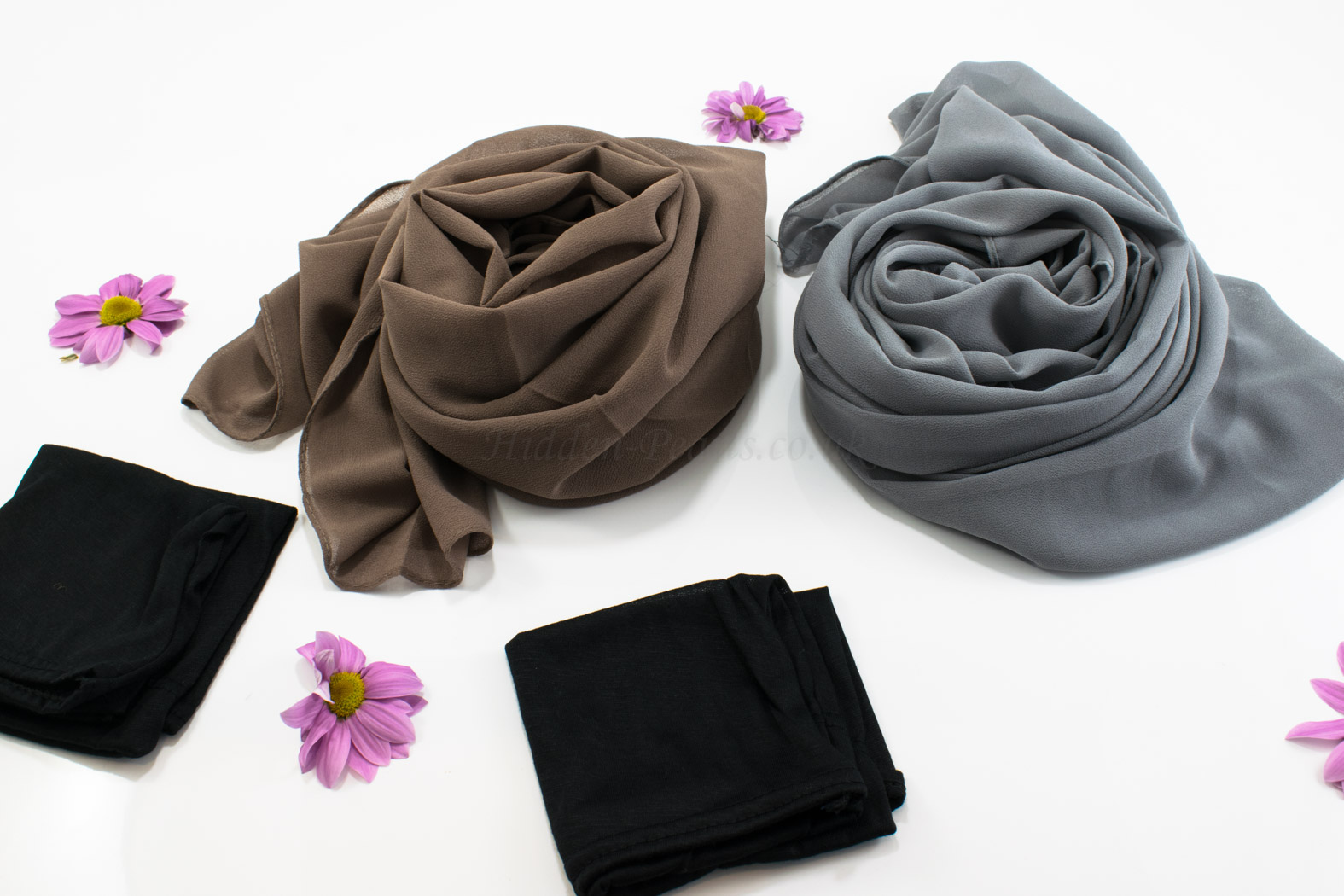 Chiffon Hijab Gift Set » Hidden Pearls