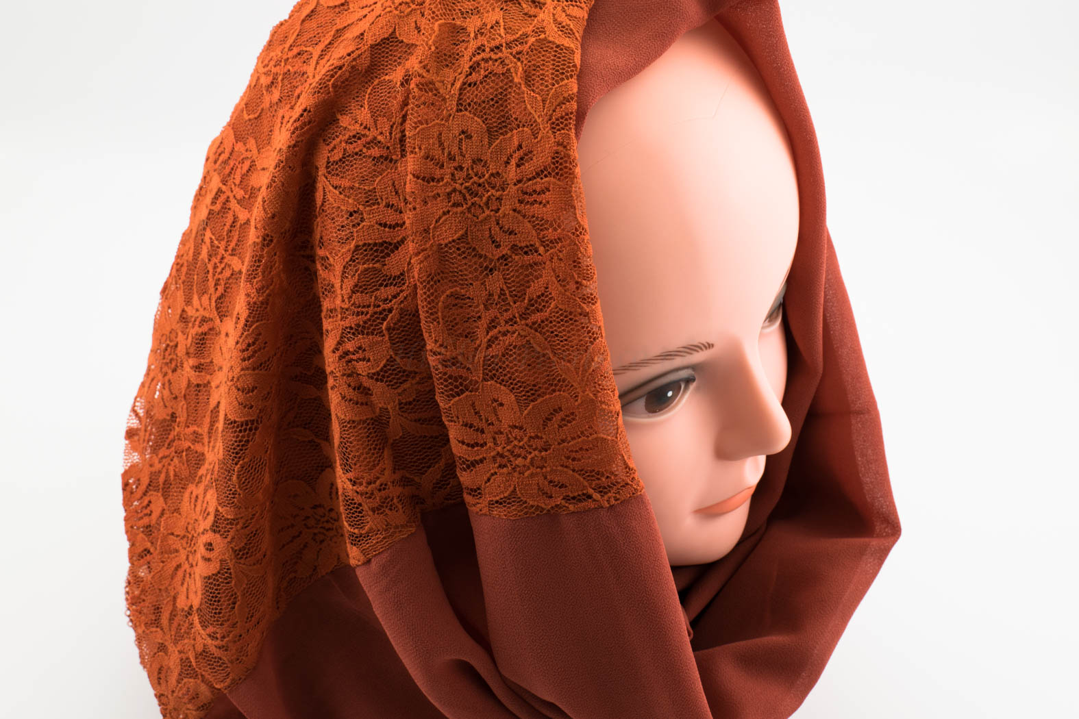 Chiffon Lace Hijab » Hidden Pearls